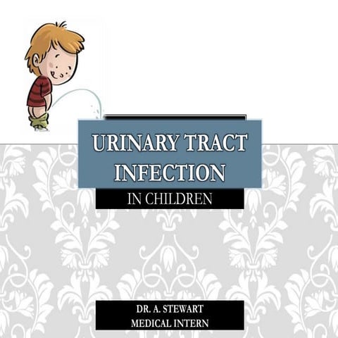 Urinary Tract Infection In Children Cartoon