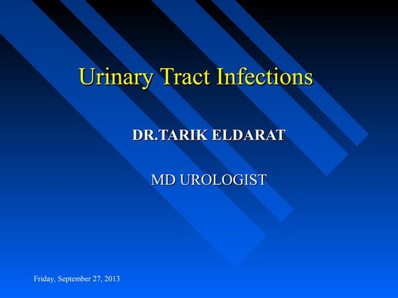 Pathophysiology of Urinary tract infection | PPT