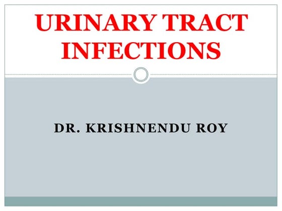 Urinary Tract Infection (UTI) | PPT