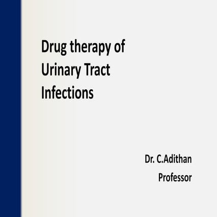 Urinary tract infections 2 | PPT
