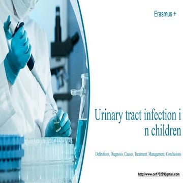 Urinary tract infections on children ERVIS CARA | PPT