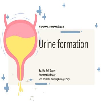 Urine formation- physiology lectures ppt | PPTX
