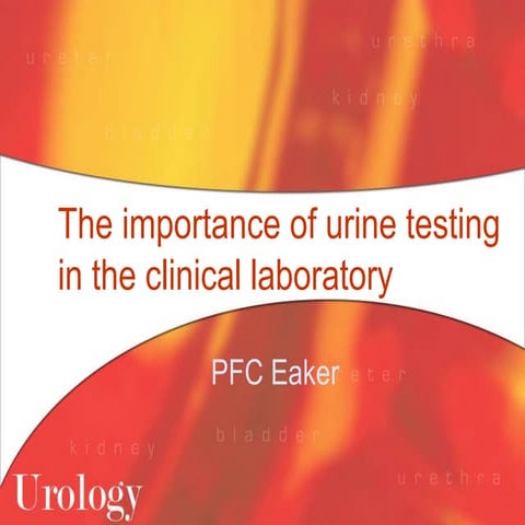 Urine presentation | PPT | Blood Disorders | Diseases and Conditions