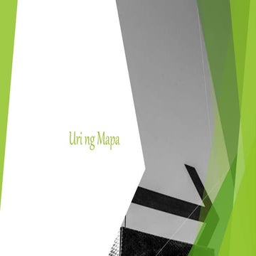 Uri ng Mapa | PPTX