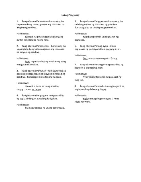 Listahan nang mga pandiwa | PDF