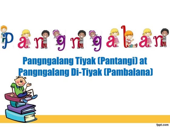 Pangngatnig || Panlinaw ||Panubali II Paninsay || Pamukod || Pananhi ...