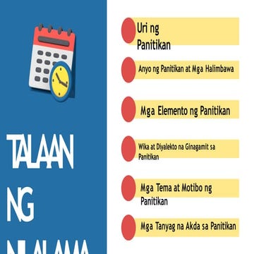 Anyo at Uri ng Panitikan | PPTX