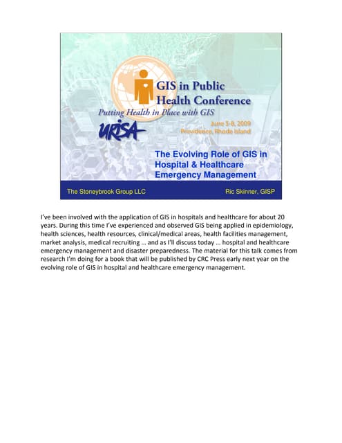 Using GIS Technology to Improve Emergency Management | PPT