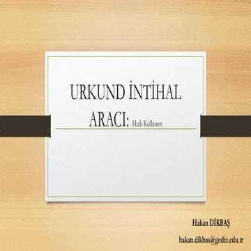 Urkund | PPT