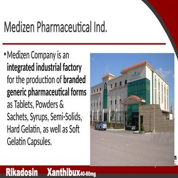 Medizen Pharmaceutical Ind integrated industrial factory for the ...