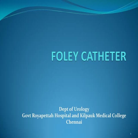 Uro instruments- foley catheter | PDF | Surgery | Medical Health