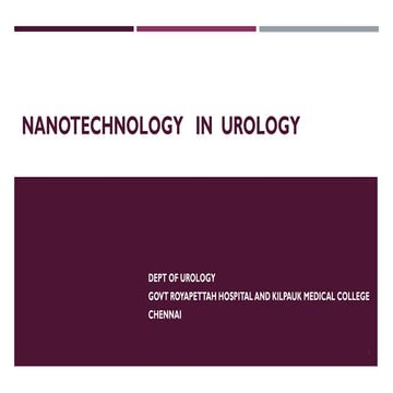 Uro instruments- nanotechnology | PPT