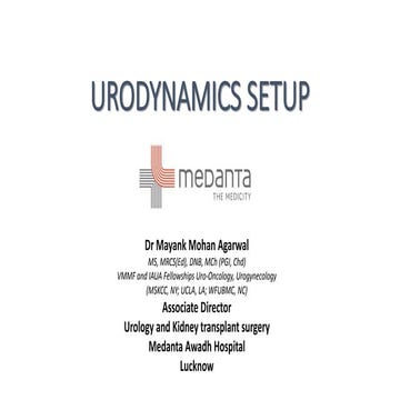 setting up for urodynamics | PPTX