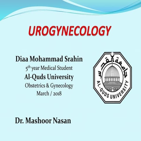 urogynecology-180728202146.pdf | Sexual Conditions | Sexual Health