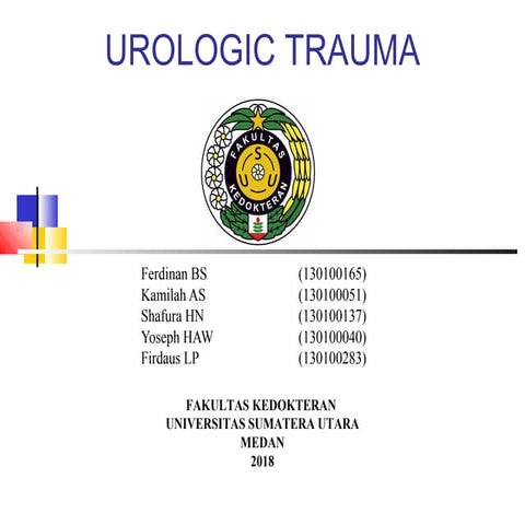 Urologic trauma | PPT