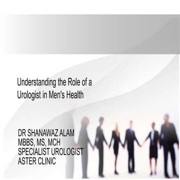 UROLOGY IN MENS PROBLEM IN UROLOGY AND ITS TEATMENT | PPTX