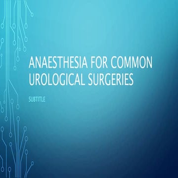 Urology tutorial v5 | PPT