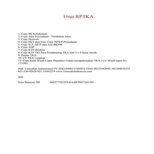 Urus rptka cepat | DOCX