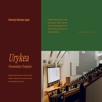Urykea Presentation : Dark Color Version | PPT