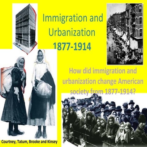 Us.1.Immigration And Urbanization Section 1 | PPT