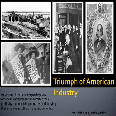 Us.1.Triumph Of American Industry | PPT