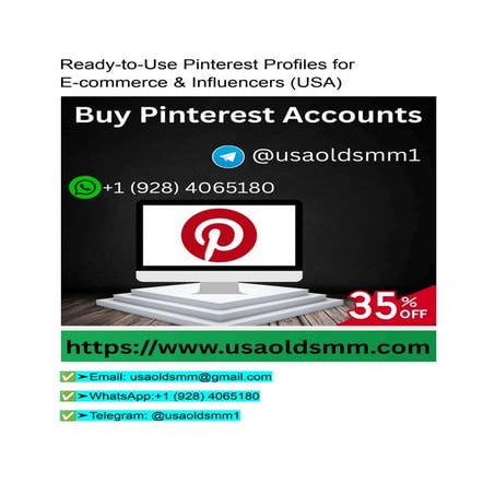 US-Based Pinterest Accounts — Niche Targeted, Ready to Scale.pdf