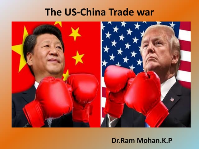 US- China trade war | PPTX
