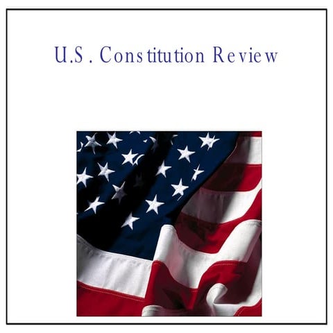 U.S. Constitution Review | PPT
