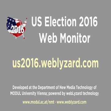 US Election 2016 Web Monitor | PDF