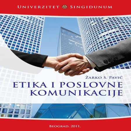 Us etika i poslovne komunikacije | PDF