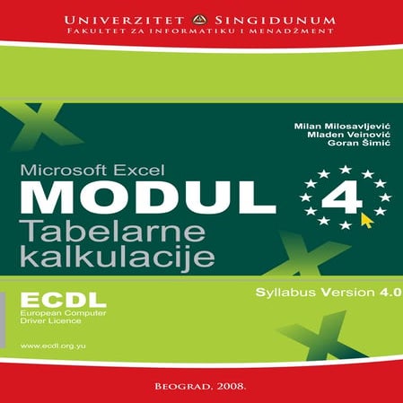 Us modul 4 - tabelarne kalkulacije | PDF