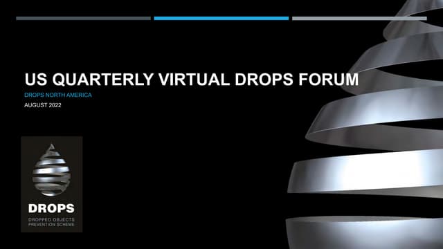 Dropped Objects (DROPS) Prevention | PPT