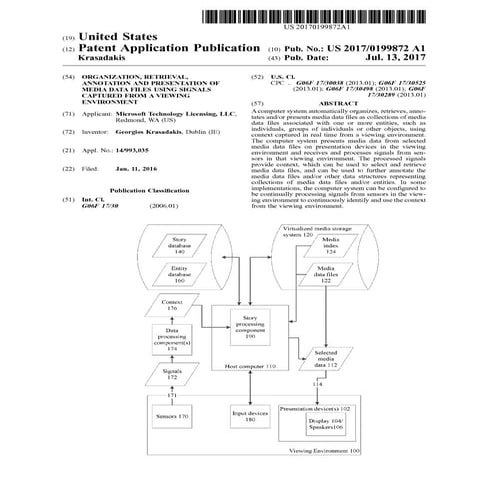ORGANIZATION, RETRIEVAL, ANNOTATION AND PRESENTATION OF MEDIA DATA FLES ...