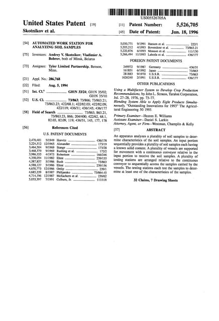 US Patent 5668719 | PDF