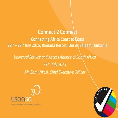 Usaasa broadband programme | PPT
