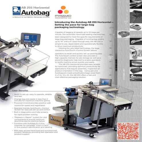 Autobag Pace Setter PS125 | PDF
