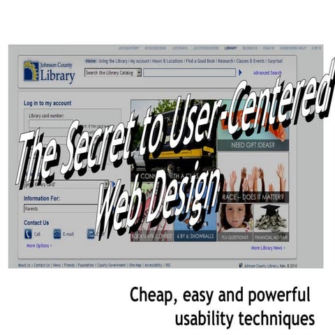 Usability Studies for Public Libraries | PPT