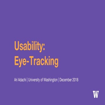 Usability Eye Tracking Pdf