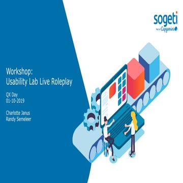 Usability Lab Live Roleplay - Charlotte Janus & Randy Semeleer | PDF