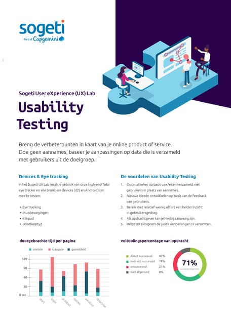 Sogeti User Experience Ux Lab Usability Testing Pdf