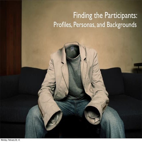 Usability Testing Participants | PPT