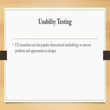 Usability Testing Pdf