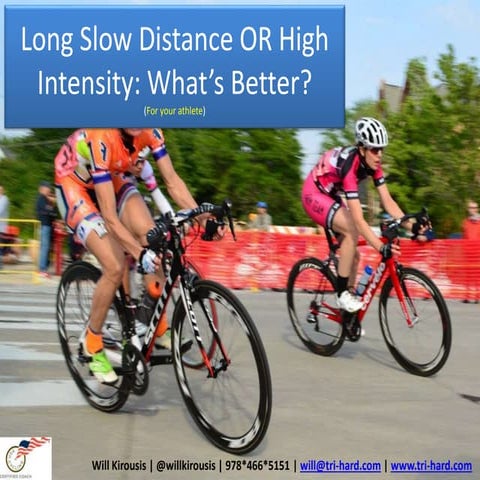 USA Cycling Coach Webinar long slow distance or high intensity | PPTX