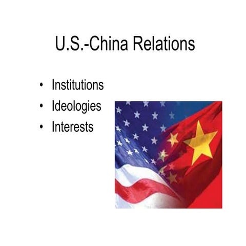 usachina relationship from history to currently | PPT