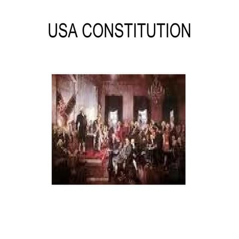Usa constitution | PPT