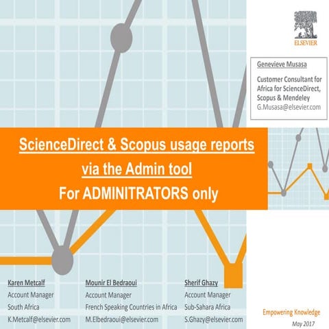 ScienceDirect & Scopus usage reports via the Admin tool - For ...