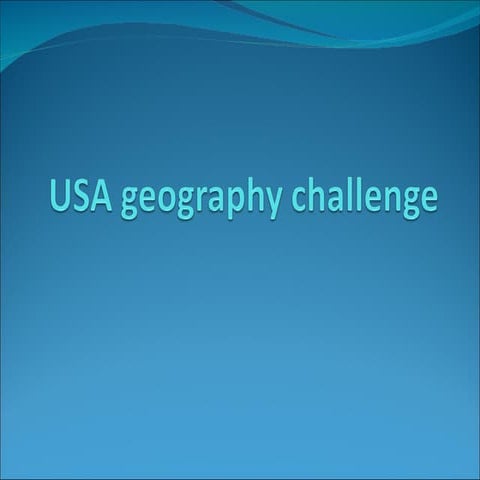 Usa Geography Quiz | PPT