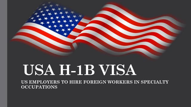 Unlocking Opportunities Understanding The Usa H 1b Visa Program Pdf