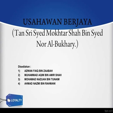 Usahawan berjaya | PPTX