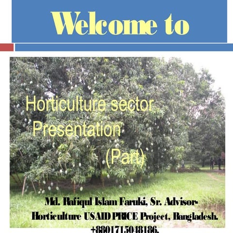USAID PRICE Project Horticulture technology adoption in Bangladesh: by ...